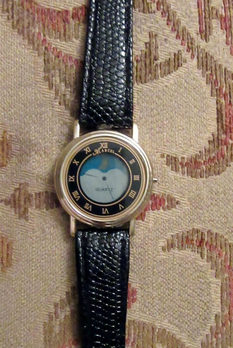 Marcel mod:995 rare digital moonphase easy read Roman numerals Men’s or ...