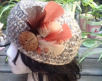 Crochet pillbox hat | Etsy