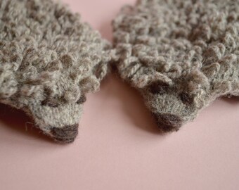 Hedgehog mittens | Etsy