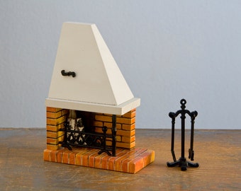 Dollhouse fireplace | Etsy
