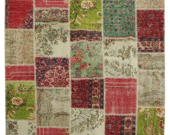 Patchwork carpet | Etsy