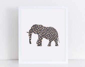 Spotted elephant | Etsy