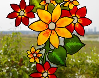 Stained glass shade | Etsy