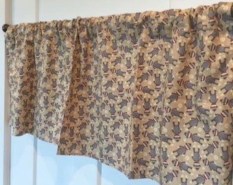Items similar to Turquoise Giraffe Valance Children Nursery Curtain ...