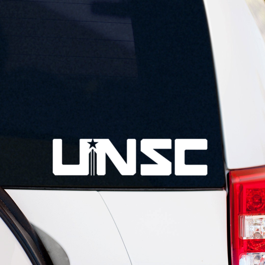 UNSC Vinyl Decal Simple Halo by JMDecalWorks on Etsy