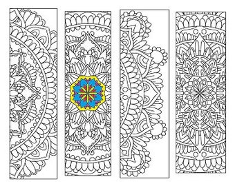Zendoodle bookmark | Etsy