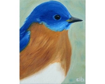 Bluebird painting | Etsy