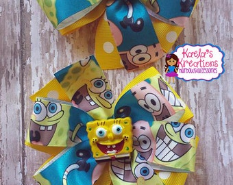 Spongebob bow | Etsy