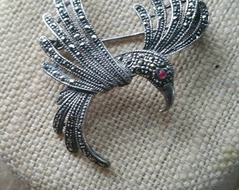 Items similar to Poker Face Ruby Eye Custom Skull Ring on Etsy