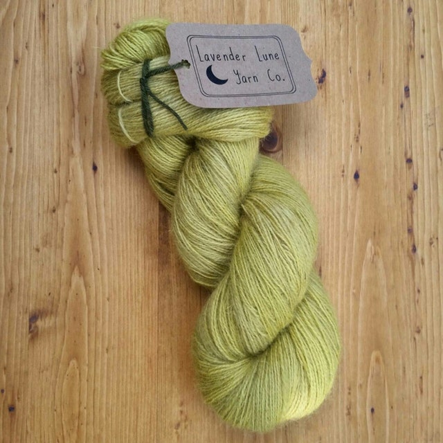 Lavender Lune Yarn Co. Hand Dyed Yarn by LavenderLuneYarnCo