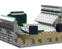 Mini Michigan State Spartan Stadium LEGO Custom Built Replica