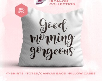 Items similar to Hello Beautiful Pillow Case Good Morning Gorgeous ...