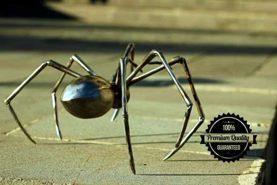 Metal spider Steel Spider art sculpture