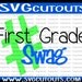 Hashtag 1st First Grade Swag First Grade SVG Eps Dxf