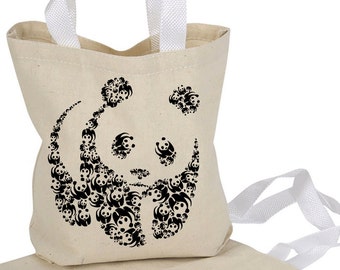 Panda tote bag | Etsy