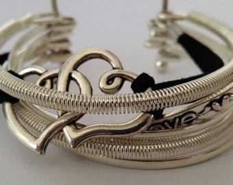 Items similar to Silver String Ring Jewelry Freeform Sterling Silver on ...