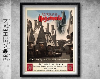 Hogsmeade poster | Etsy