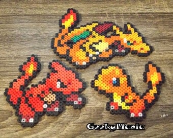 Charizard perler | Etsy