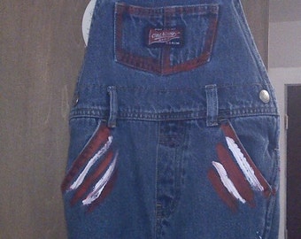 Items similar to Denim tutu overalls on Etsy