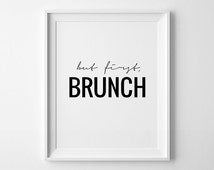 Unique but first brunch related items | Etsy