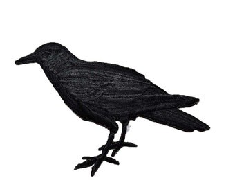 Crow applique | Etsy