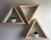 Etsy | triangle shelf related items