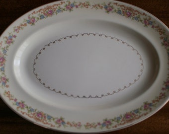 Vintage China Salad Plate The Paden City Pottery co Scalloped