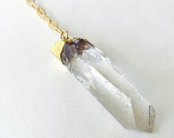 Items similar to Crystal Chain Necklace on Etsy