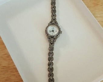 Marcasite watch | Etsy