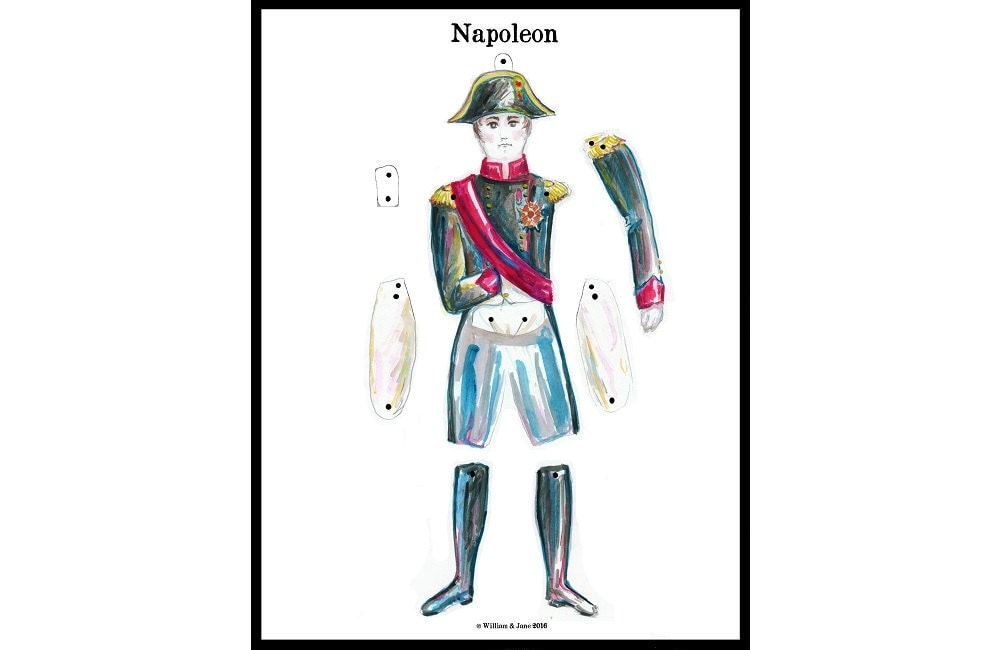 Emperor Napoleon Bonaparte DIY Instant by WilliamAndJaneDesign