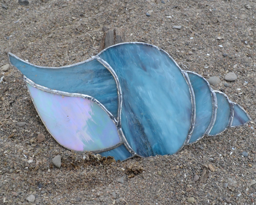 Sea Shell 4 stained glass suncatcher