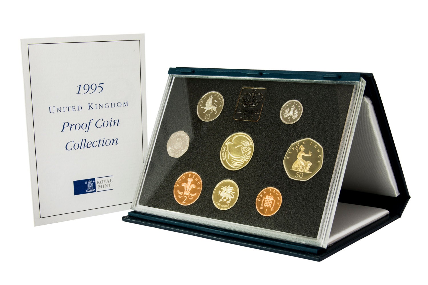 1995 Royal Mint Proof Coin Year Set Complete with Certificate