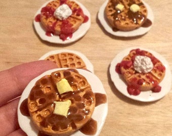 Items similar to Felt Food Waffles with Syrup on Etsy