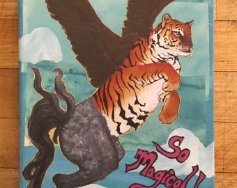 Items similar to Fairies and Magical Creatures Collage Sheet - 2.5 x 3. ...