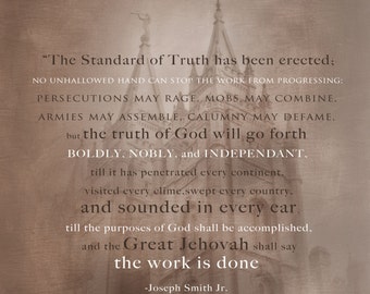 Standard of truth | Etsy