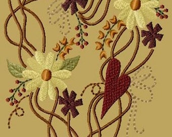 Primitive Machine Embroidery Design-Simple by PrimitiveKeepers