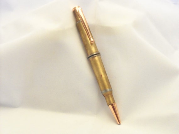 762 Rifle shell Ink Pen by UncleFuzzysPenworks on Etsy