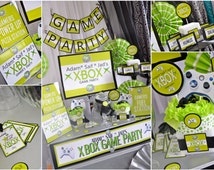 Unique xbox party related items | Etsy