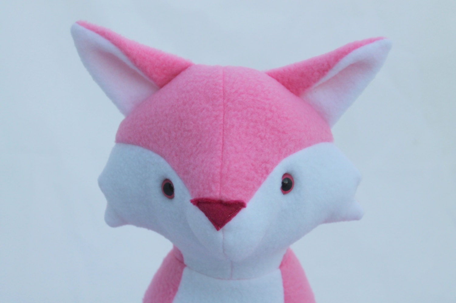 Pink Plush Fox toy