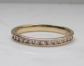 Channel set ring | Etsy