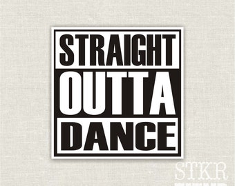 Straight outta decal | Etsy