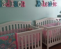 Unique baby nursery wall letters related items | Etsy