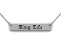 Popular items for thug life necklace on Etsy