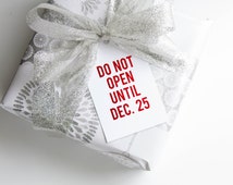 Unique do not open until related items | Etsy