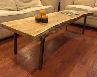 Wormy maple table | Etsy