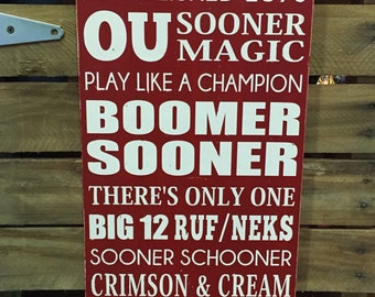 Boomer sooner | Etsy