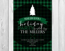 Unique buffalo plaid tree related items | Etsy