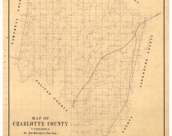 Essex King Queen & King William Counties Virginia 1863 by Oldmap