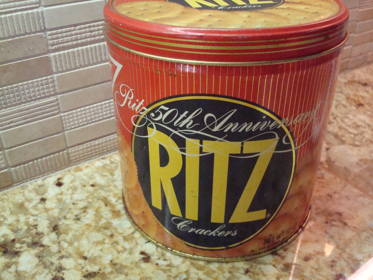 Vintage Ritz Cracker Tin – 50th Anniversary – Circa 1984 – Great ...