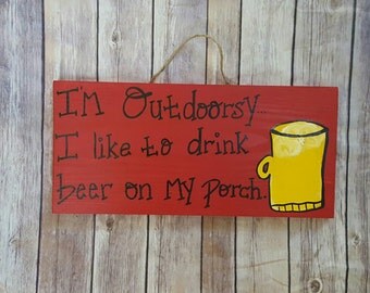 Pirate Sign Drinking Sign Rum Sign Porch by ThePeculiarPelican